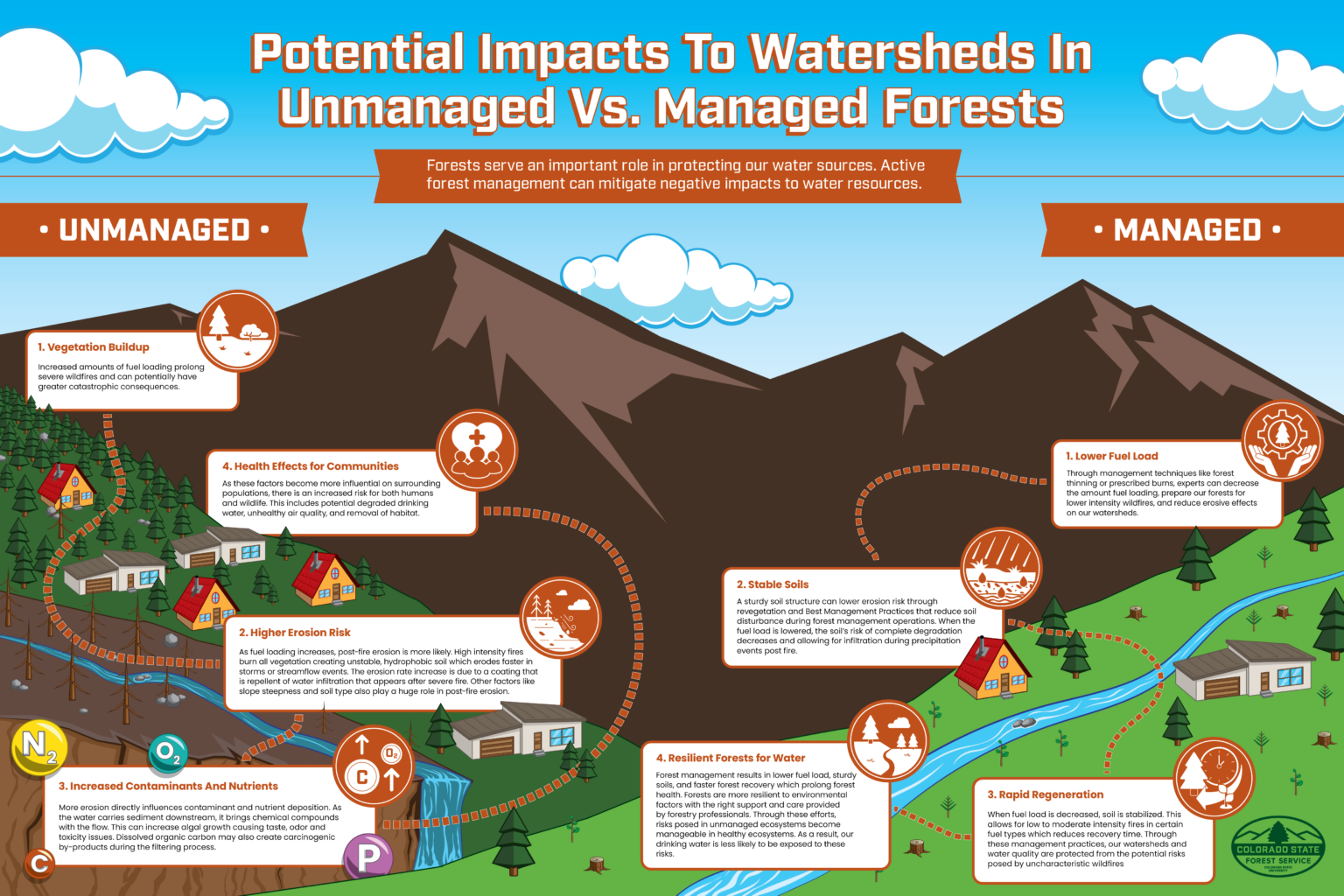 Managing Forests for Healthy Watersheds | Colorado State Forest Service ...